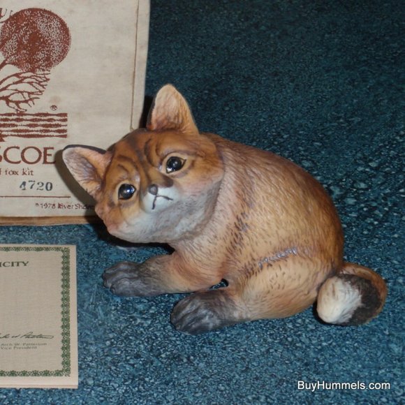 Roger Brown | Art | 979 Roscoe Baby Red Fox Kit Porcelain Animal ...